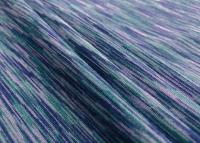 China 240GSM 92% Polyester 8% Spandex Weft Knitting Fabric - 160cm Width Blue Green for Activewear for sale