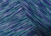 China 240GSM 92% Polyester 8% Spandex Weft Knitting Fabric - 160cm Width Blue Green for Activewear for sale