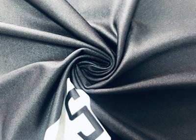 China 140GSM 92% Polyester Stretch Fabric for Sports Leggings - 150cm Width Black Printed Material for sale