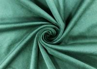 China 240GSM 100% Polyester Micro Velvet Fabric - 150cm Width Green Home Textile Material for sale