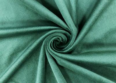 China 240GSM 100% Polyester Micro Velvet Fabric - 150cm Width Green Home Textile Material for sale
