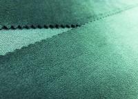 China 240GSM 100% Polyester Micro Velvet Fabric - 150cm Width Green Home Textile Material for sale