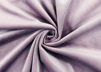 China 240GSM Micro Velvet Fabric - 100% Polyester Lavender Upholstery Material, 150 cm Width for sale