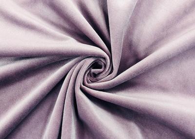 China 240GSM Micro Velvet Fabric - 100% Polyester Lavender Upholstery Material, 150 cm Width for sale