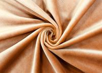 China 205GSM 100% Polyester Velvet Fabric 160cm Wide Dark Orange for Home Textile for sale