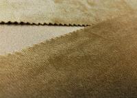China 240GSM 100% Polyester Velvet Fabric 160cm Width Olive Yellow for Home Textile for sale