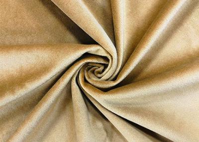 China 240GSM Soft Olive Yellow Velvet Material 100% Polyester for Home Textile for sale