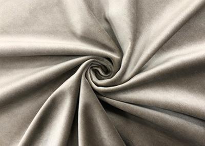 China 280GSM Soft Velvet Polyester Fabric 160cm Width Khaki Color for Home Textiles for sale