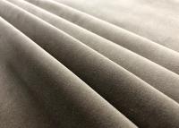 China 280GSM Soft Velvet Polyester Fabric 160cm Width Khaki Color for Home Textiles for sale