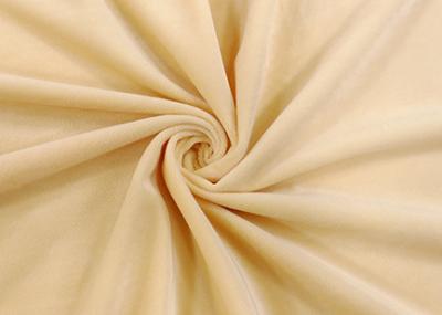 China 210GSM 100% Polyester Velvet Fabric 160cm Width Peach Color for Home Textile and Apparel for sale