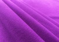 China 210GSM 100% Polyester Brushed Knit Fabric 160cm Width Violet Color for Accessories and Textiles for sale