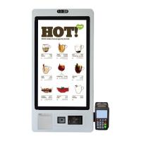 China Cashless Restaurant Ordering Kiosk HDMI Self Service Order Machine for sale