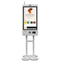 China Automatic Fast Food Touch Screen Ordering Kiosk Self Service for sale
