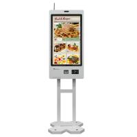 China Automatic Fast Food Touch Screen Ordering Kiosk Self Service for sale