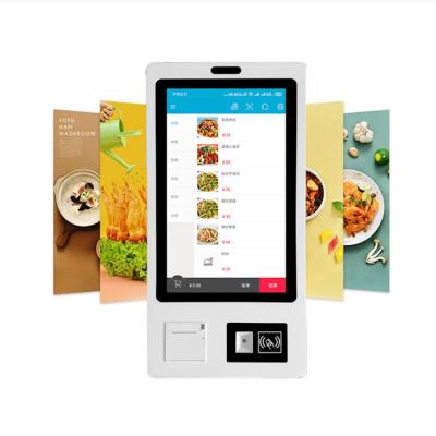 China Android Win Restaurant Ordering Kiosk Touch Screen Self Service Food Kiosk for sale
