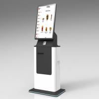 China 23.8inch 32inch Self Ordering Kiosk Bill Acceptor Payment Kiosk With Printer for sale