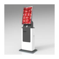 China Bank Bus Station Parking Lot Self Service Bill Payment Kiosk Machine Black Cabinet for sale