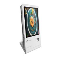 China 21.5 Inch Self Service Touch Screen Kiosks Barcode Scanner Kfc Self Ordering Kiosk for sale
