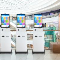 China Floor Standing Self Service Kiosk Payment Terminal Receipt Printing 32 Inch for sale