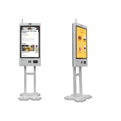 China Self Ordering Kiosk Wall Mount Outdoor Self Service Car Wash Equipment Payment 21.5 23.8 27 32 Inches Interactive Touch Kiosk for sale