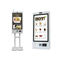 China 21.5 27 32 Inch Self Service Ticket Printer Kiosk Machine Smart Touch Kiosk Intelligent Self Place Order Checkout Kiosk Terminal for sale