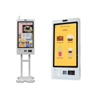 China Fast Food Restaurant Self Service Ordering Kiosk Pos Machine Touch Screen Cashless Payment Terminal Checkout Kiosk for sale