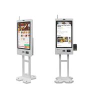 China Crtly Self Service Order Payment Touch Screen Kiosk Self Pay Machine Barcode Scanner Kiosk for Chain Store and Restaurant for sale