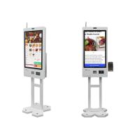 China OEM Customized 21.5 Inch Touch Screen QR Code Scanner Ticket Printing Self Service POS Ordering Payment Kiosk for Restaurant for sale