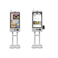 China Customized 21.5 Inch Wall Mounted Self Service Ordering Kiosk for Restaurants Touch Screen POS Terminal Food Order Payment SDK for sale