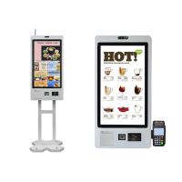 China Self Ordering Kiosk for Food Orders and Bill Payments 21.5 Inch Wall Mounted Touch Screen Wall Mount/Floor Standing for sale