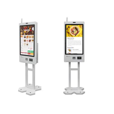 China Interactive Self Service Payment Automatic Touch Screen Kiosk Mcdonalds Self Ordering Machine Digital Signage for Restrurant for sale