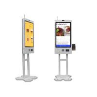 China Self Ordering Kiosk Touch Screen Kiosk Machine with A4 Printer in Restaurant Credit Card Payment Terminal Kiosk for sale