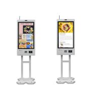 China Self Checkout Kiosk Machine For Restaurant Order With Floor Standing Installation for sale