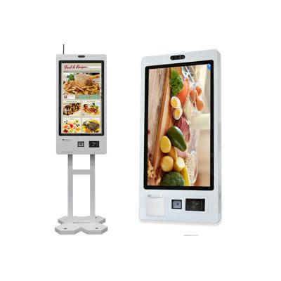 China 1920X1080 Resolution Self Service Ordering Kiosk and Capacitive Touch 10 Point Screen for sale