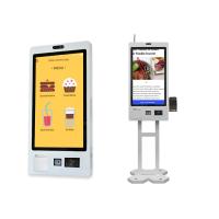 China Ticket Printing Self Service Kiosk with Custom Color and High-Resolution 1920*1080 FHD for sale