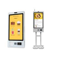 China 32 Touch Screen Fast Food Self Service Ordering Kiosk Self Checkout Kiosk With Software Ordering for sale