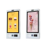 China Floor Stand or Wall Mount or Hanging Food Ordering Kiosks System Self Service Payment Kiosk for sale