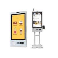 China 32 Inch Touch Screen Self Ordering Kiosk For Supermarket Quick Service for sale