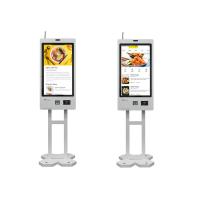 China 32 Inch Self Service Payment Kiosk With Printer, Food Ordering Self Cashier Machine for sale