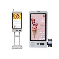 China 10 Point Capacitive Touch Restaurant Ordering Kiosk Self Service Kiosk Machine for sale