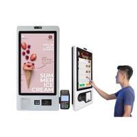 China 27Inch Restaurant Supermarket Payment Touch Screen Kiosk Smart Self Service Order for sale