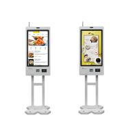 China 32 Inch Touch Screen Self Service Ordering Kiosk With QR code Scanner for sale