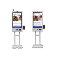 China McDonald'S Restaurant 32 Inch  Lcd Vertical Touch Screen Kiosk Touch Screen Thermal Printer for sale