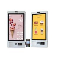 China Window Interactive Touch Screen Kiosk Payment Checkout Touch Screen Ordering System for sale