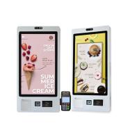 China Scan Code Touch Screen Computer Kiosk Machine Restaurant Standing Touch Screen Kiosk for sale