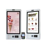 China Food Ordering Self Checkout Machines 32 Inch Touch Screen Kiosk Display for sale