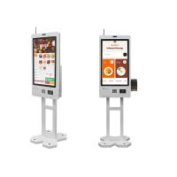 China Self Service Touchscreen Monitor Kiosk Restaurant Cash Payment Kiosk With Card Reader for sale
