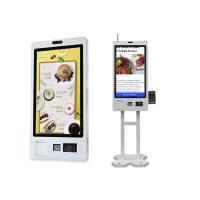 China Supermarket 21.5 Touch Screen Ordering Kiosk Checkout Payment Machine for sale