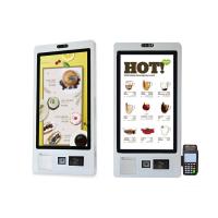 China 21.5inch touch screen information system Thermal Printer Restaurant interactive kiosk display for sale