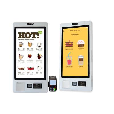 China Supermarket Self Service Information Terminal 32inch Automatic Checkout Machine for sale